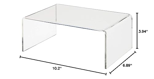 無印良品 Muji 15919833 Acrylic Divider Shelf, Small, Approx. Width 10.2 x Depth 6.9 x Height 3.9 inches (26 x 17.5 x 10 cm)