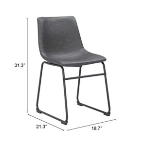 Smart Dining Chair (Set of 2) Charcoal