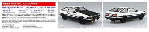 Aoshima Fujiwara Takumi AE86 Trueno Project-D Toyota 1:24 Scale Model Kit