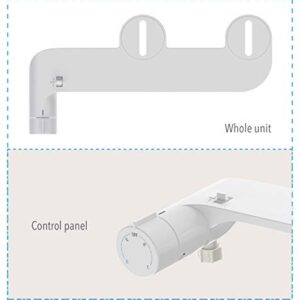 Bidet Attachment with Nozzle Angle Adjuster