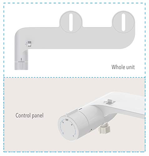 Bidet Attachment with Nozzle Angle Adjuster