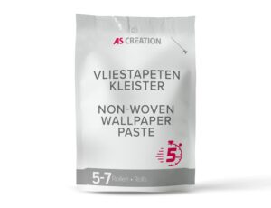 a.s. création wallpaper paste - strong wallpaper adhesive for approximately 5-7 rolls of non-woven wallpaper - high-yield, stain-free wallpaper glue for non-woven wallpapers - 1 x 0,44 lbs (200 g)