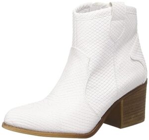 dirty laundry by chinese laundry women's unite western boot, white, 10