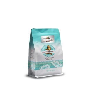 hawaiian paradise coffee 10% hawaiian roast coffee ground 12oz. bag - premium rich signature brewed – 100% arabica gourmet finest beans