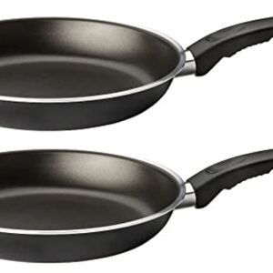 IKEA KAVALKAD Frying Pan Set of 2, Black Teflon Classic Non-Stick Coating