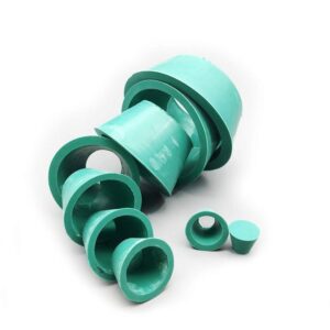 labzhang 9 count buchner funnel flask adapter set,filter adapter cones set,tapered collar green 9 sizes,9pcs