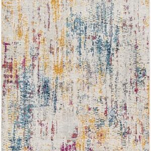 Livabliss Hezel Modern Abstract Area Rug,6'7" x 9',Multi