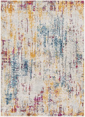 Livabliss Hezel Modern Abstract Area Rug,6'7" x 9',Multi