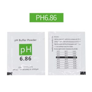 Nynelly 15pcs pH Meter Buffer Solution Powder for Precise and Easy for Precise pH Calibration Powder Solution 4.00,6.86,9.18