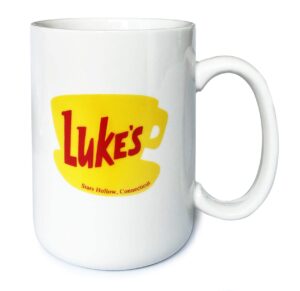 luke's diner coffee mug ceramic mugs tea cup fun novelty gift 15 oz (gilmore girls mug)