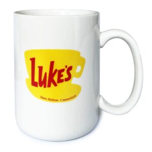 Luke's Diner Coffee Mug Ceramic Mugs Tea Cup Fun Novelty Gift 15 oz (Gilmore Girls Mug)