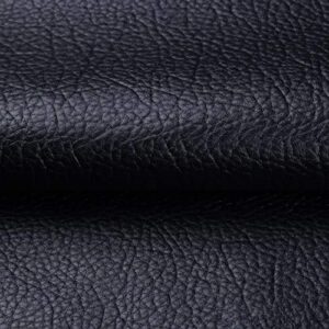 dafun soft pu leather upholstery fabric 1.0mm thickness 54" wide for upholstery, fashion accessories, and diy projects(navy,pre-cut 36"x54")