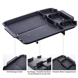 Kitchen Flower Multi Kan Kan Non-Stick Divider Grill Pan