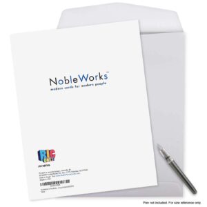 NobleWorks - Jumbo Thank You Greeting Card (Team) 8.5 x 11 Inch with Envelope (1 Pack) Large To The Whole Team J9150TYG