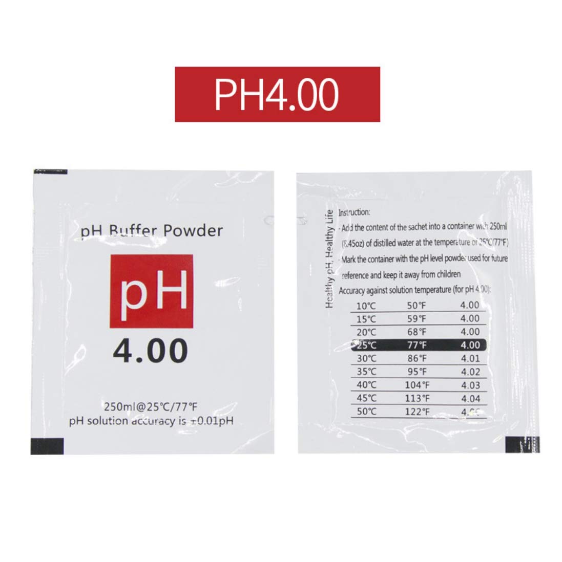 Nynelly 15pcs pH Meter Buffer Solution Powder for Precise and Easy for Precise pH Calibration Powder Solution 4.00,6.86,9.18