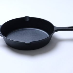 HomeVss Cast Iron， Pre Seasoned Skillet with Silicone Handle (12 inch)