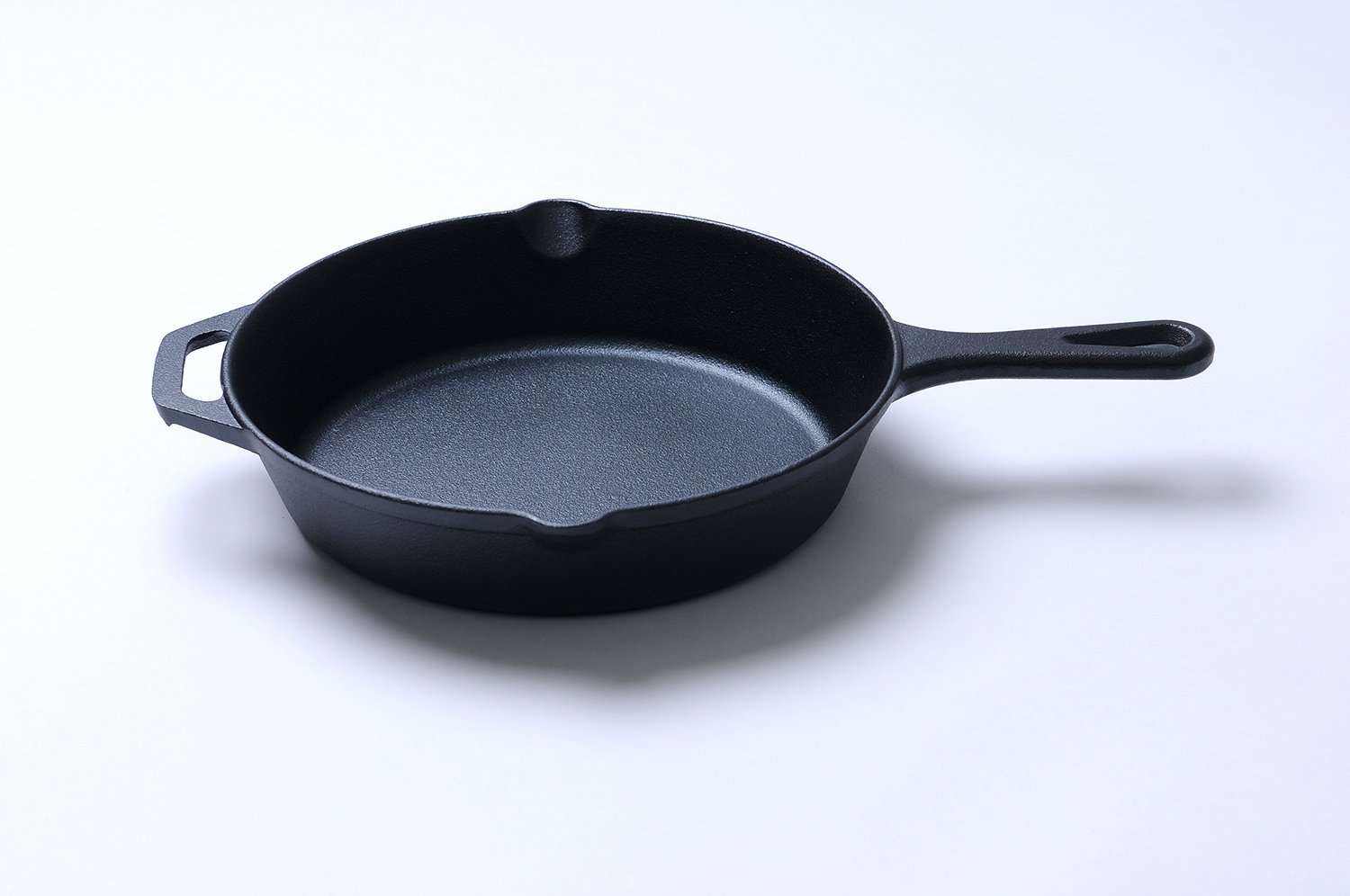 HomeVss Cast Iron， Pre Seasoned Skillet with Silicone Handle (12 inch)