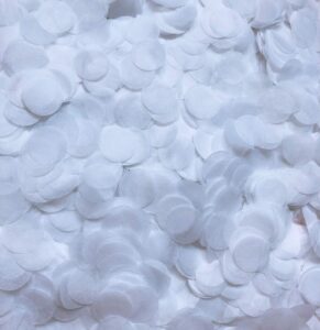 white confetti paper 15mm biodegradable paper confetti circles for table wedding birthday party decoration 5000 pcs