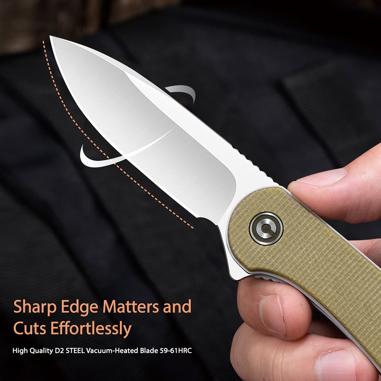 CIVIVI Elementum Pocket Knife C907S (Olive)