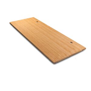 vwindesk 80 x 30 x 1 inch 100% solid bamboo desk table top only,for standing desk home office desk with 80mm grommets(right angle)