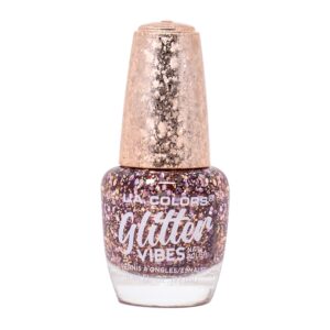 l.a. colors glitter vibes nail polish (pure blush)