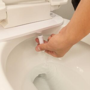 Bidet Attachment with Nozzle Angle Adjuster