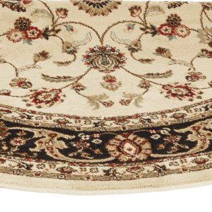 Westerly 5'3 Round Area Rug - Marash Luxury Collection (Ivory)