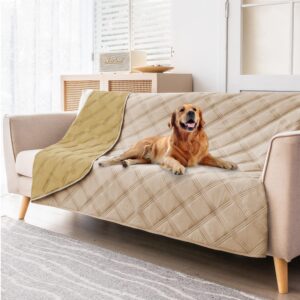 sunnytex waterproof & reversible dog bed cover sofa, couch cover furniture protector for pets（52 * 82"