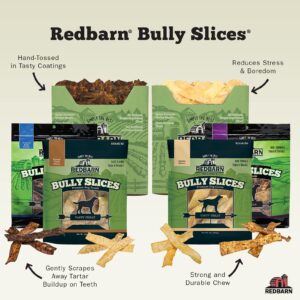 Redbarn Bully Slices for Dogs (French Toast) Natural Dental Treats (12 Bags)