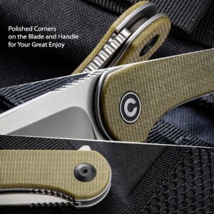 CIVIVI Elementum Pocket Knife C907S (Olive)