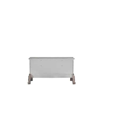 Acme Dresden Vanity Desk in Vintage Bone White