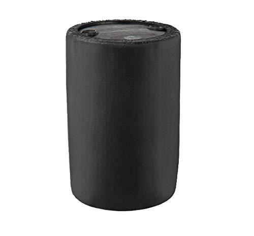 Fitted Kwik-Can Covers for 33 gal and 55 gal Drums - Bundle of 5 (Black, 55 Gallon)