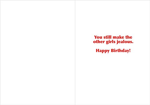 RSVP Funny Birthday Greeting Card for Her: Look at That Tramp All Gussied Up