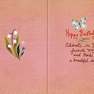 RSVP Birthday Greeting Card by Katie Daisy - Folk Art Birds : May Your Heart Be Light