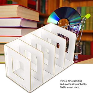 Bookshelf, Bookcase, Desktop Bookshelf, Eco-Friendly Bookshelf for Office for Home(Warm White)