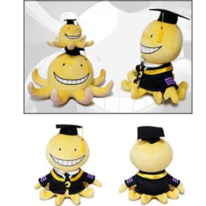 Plush Classroom Character Plushie Toy Doll Stuffed Funny Yellow Cartoon Throw Pillow Collection