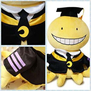 Plush Classroom Character Plushie Toy Doll Stuffed Funny Yellow Cartoon Throw Pillow Collection