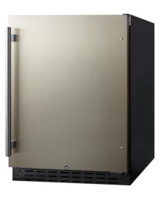 summit appliance summit al55 summit al55 24 inch wide 4.2 cu. ft. ada compliant compact refrigerator with locking door