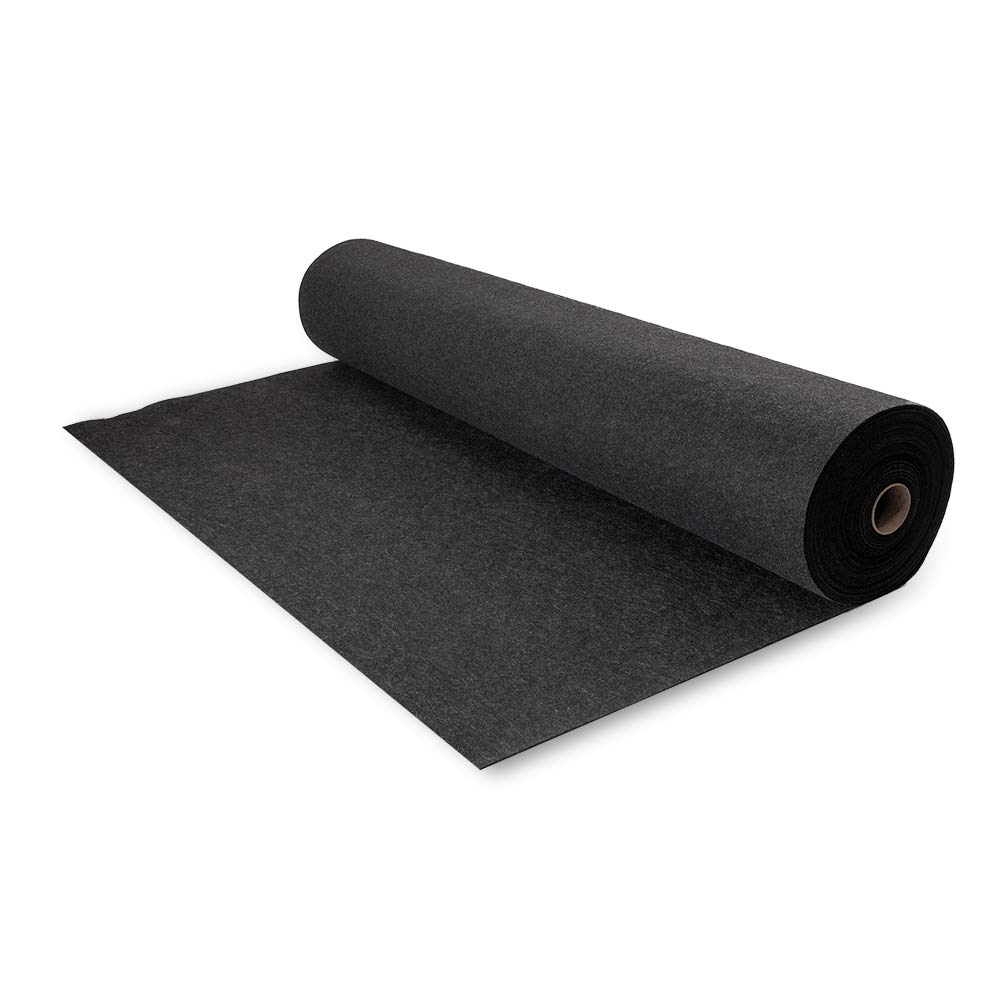 Tough Grade 8' Wide Felt Liner (Charcoal, 5 Yards)