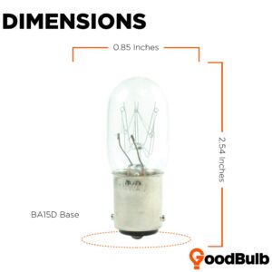 Craftsman Band Saw Light Bulb Replacement | 25-Watt 120V 200 Lumens | 2700K Warm White Color | Replaces #STD372252 | Pack of 2 Bulbs