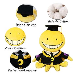 Plush Classroom Character Plushie Toy Doll Stuffed Funny Yellow Cartoon Throw Pillow Collection