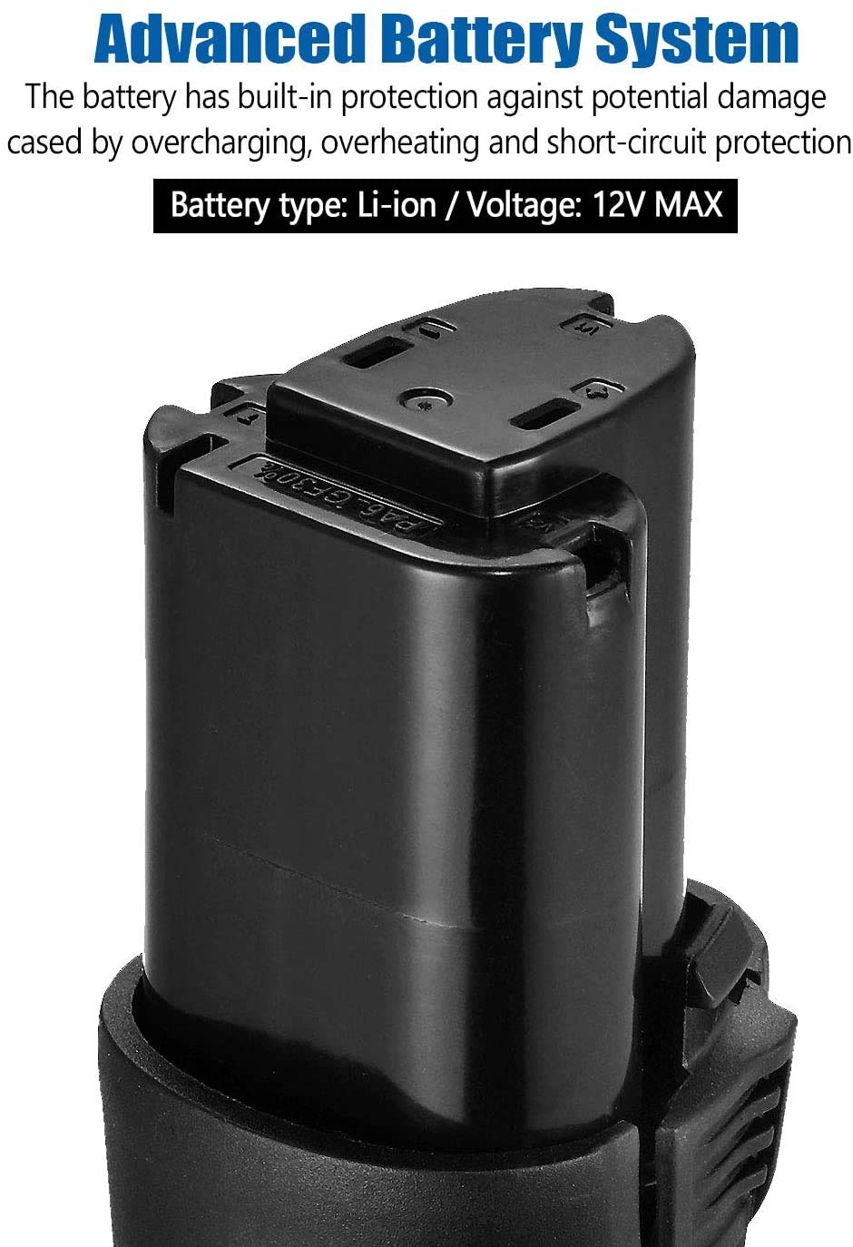 ACDelco Tools G12 Series 12V Li-Ion Battery, 2-pk, AB1207LA-P2