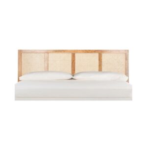 safavieh home collection vienna natural cane king headboard platform