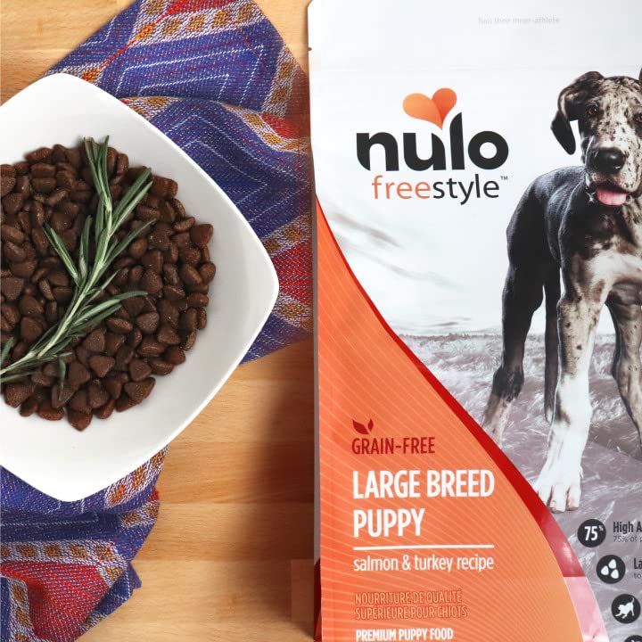 Nulo Freestyle Dry Puppy Food, Premium Grain-Free Larger Kibble to Support Proper Chewing, High Animal-Based Protein and Balanced Levels of Calcium & Phosphorus for Healthy Bone Development