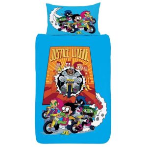 teen titans go! uk single/us twin duvet cover set