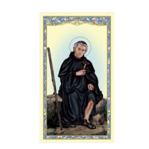 Saint Peregrine Religious Holy Card- Cardstock Card with Prayer to St Peregrine on the back (10 pack)