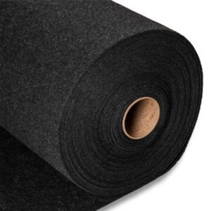 Tough Grade 8' Wide Felt Liner (Charcoal, 5 Yards)