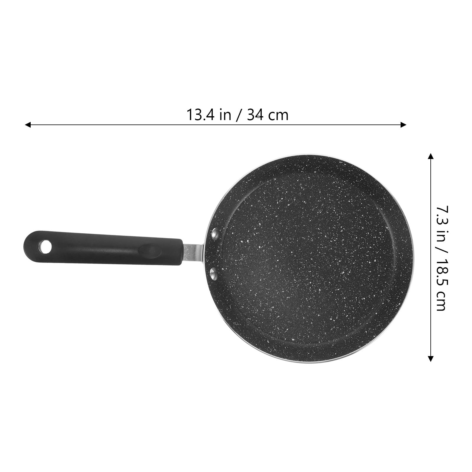 7inch Nonstick Frying Pan Skillet: Frying Egg Omeltte Pan Skillet Set For Frying Saute Cooking Pizza & More(without Lid)