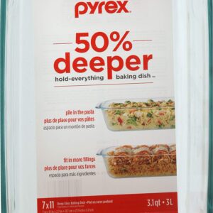 Pyrex Baking Dish 7X11, 1 EA