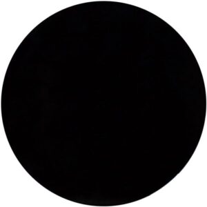 marketing holders 6” round disc 1/4" thick diy black acrylic lucite circle table top art project portable lightweight backsplash wall panel home decor professional strong